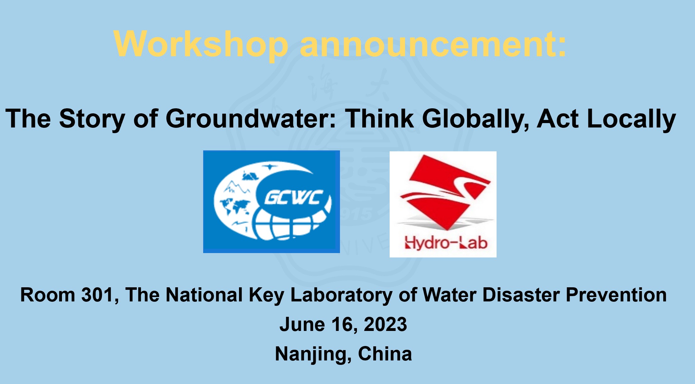 the Joint International Research Laboratory of Global Change and Water ...